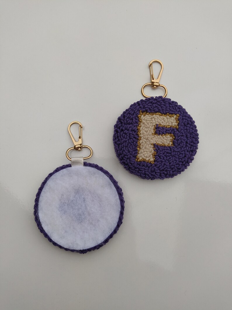 Punch Needle Keychain, Car Accessories, Christmas Gift,keychain for ...