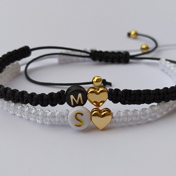 Matching Bracelets Boyfriend Girlfriend Beaded - Etsy Matching Bracelets Boyfriend Girlfriend Beaded - Etsy