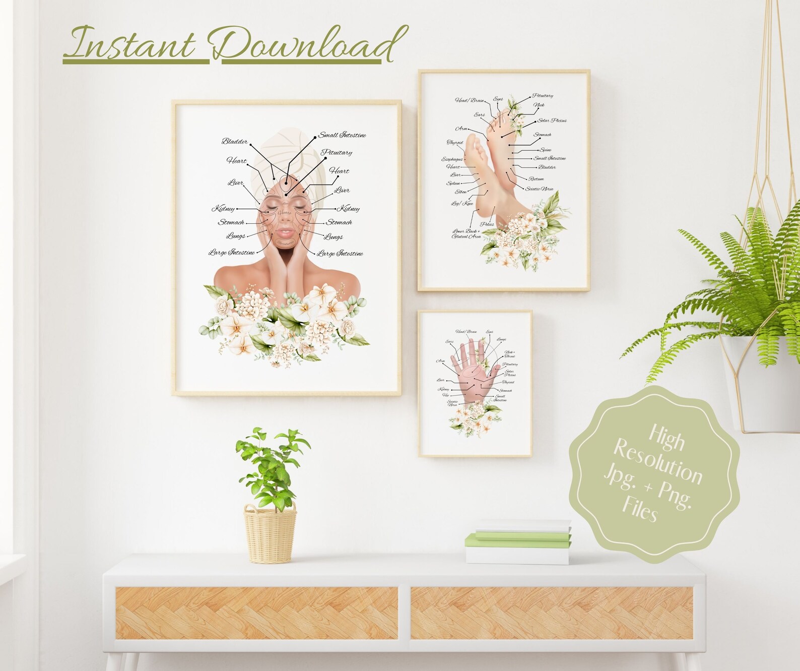Face Reflexology Chart, Reflexology Poster, Acupuncture Art, Massage ...