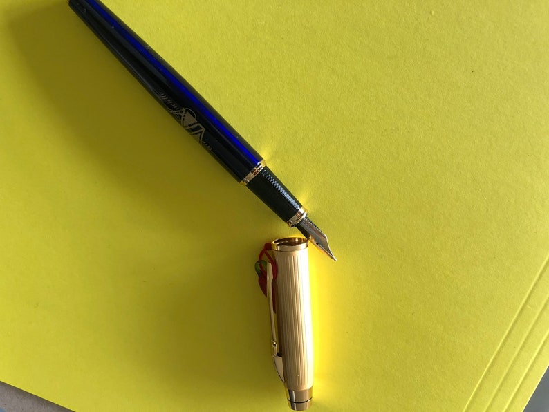 Custom-made 10K Gold Nib Fountain Pen Set - Etsy