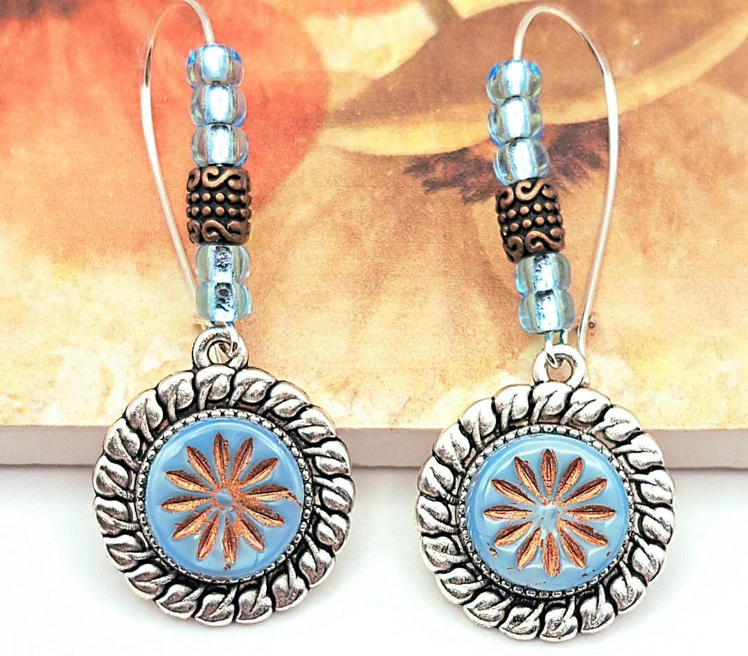 Garden of Eden Earrings, Christian Bible Story Gifts, Floral Beaded ...