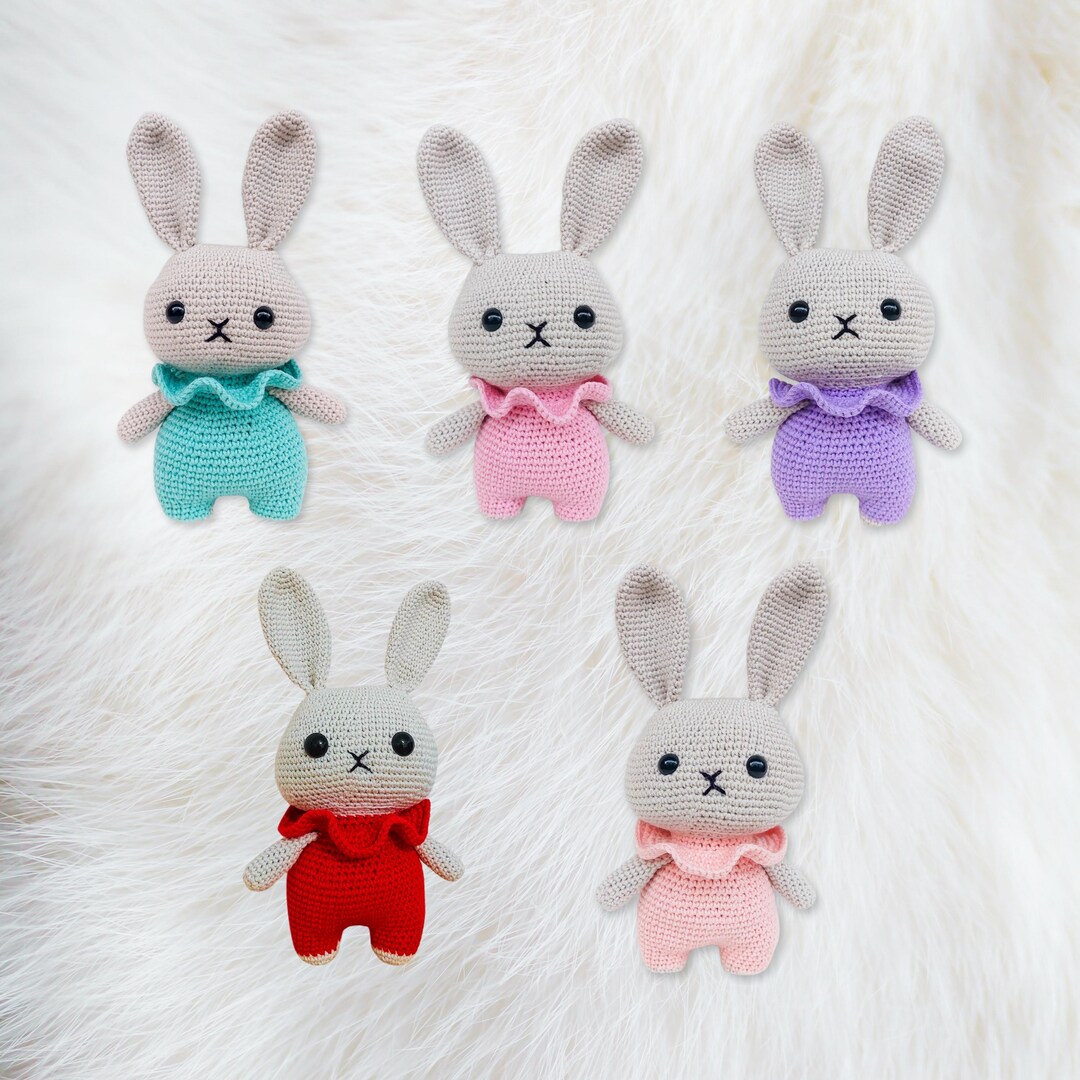 Amigurumi Bunny, Knitted Baby Rabbit, Amigurumi Gift for Children ...