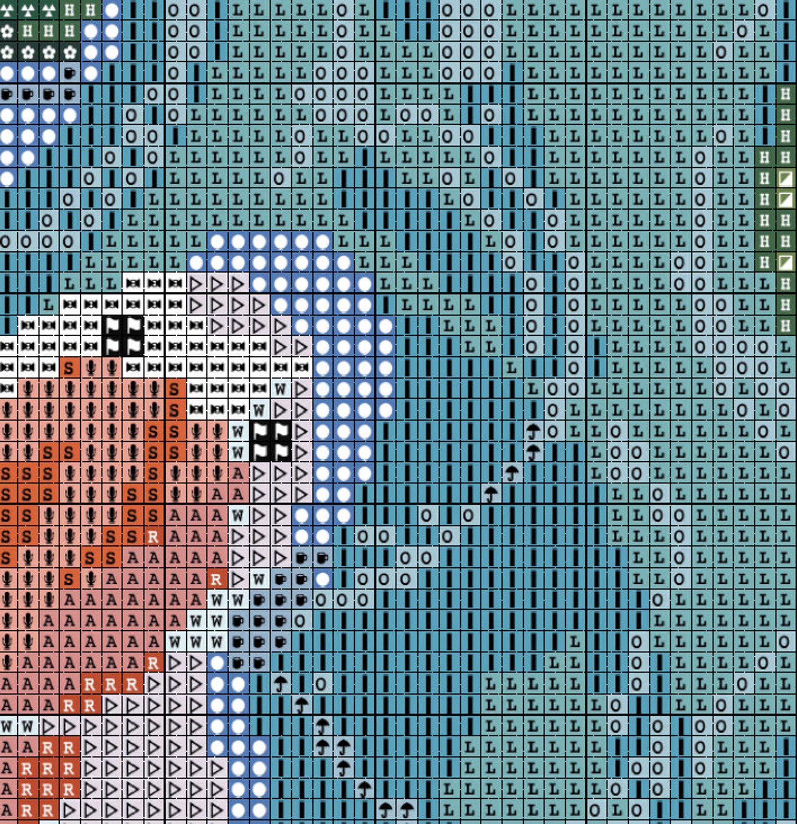 Pond Life - Pixel Art - Koi Fish - Cross Stitch Pattern PDF - Etsy