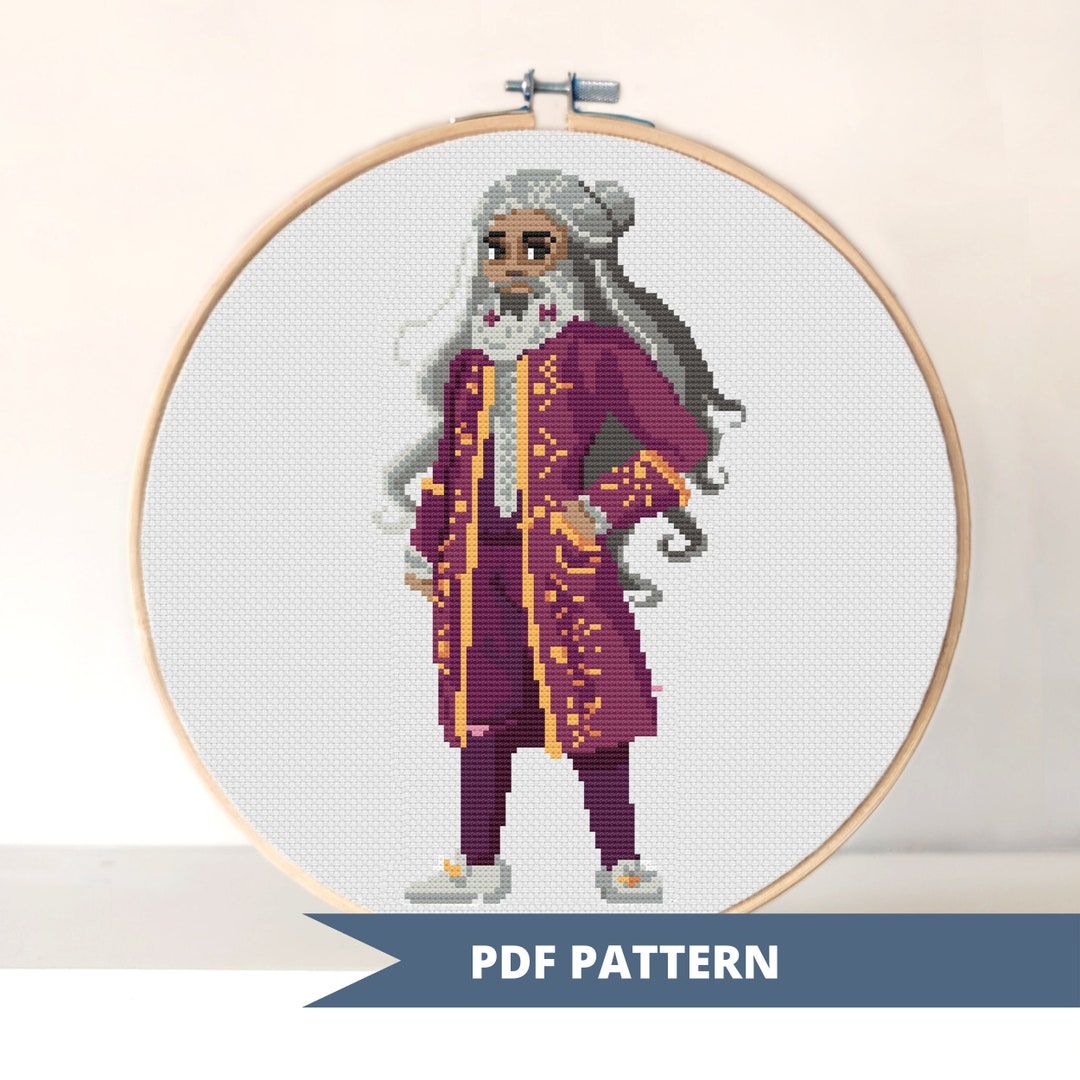 Jeff the Accountant (blackbeard) - Our Flag Means Death - Cross Stitch ...