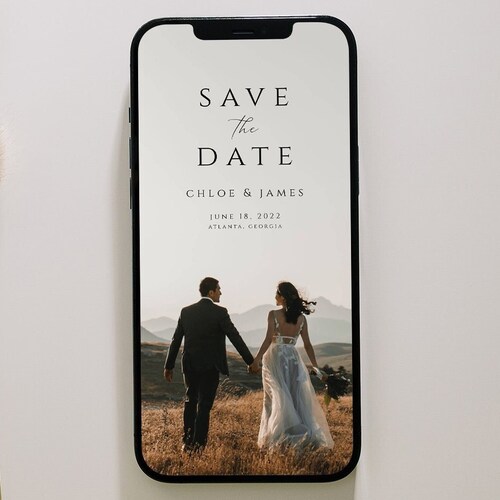 Electronic Save the Date Template Editable Save the Date - Etsy