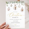 Editable Christmas Invitation Template Christmas Party Invitation ...