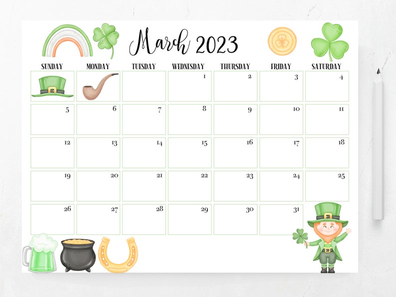Editable And Printable 2023 Calendar January To December 2023 Fillable