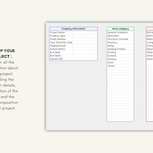 Comprehensive Real Estate House Flipping Rehab Spreadsheet - Calculate ...