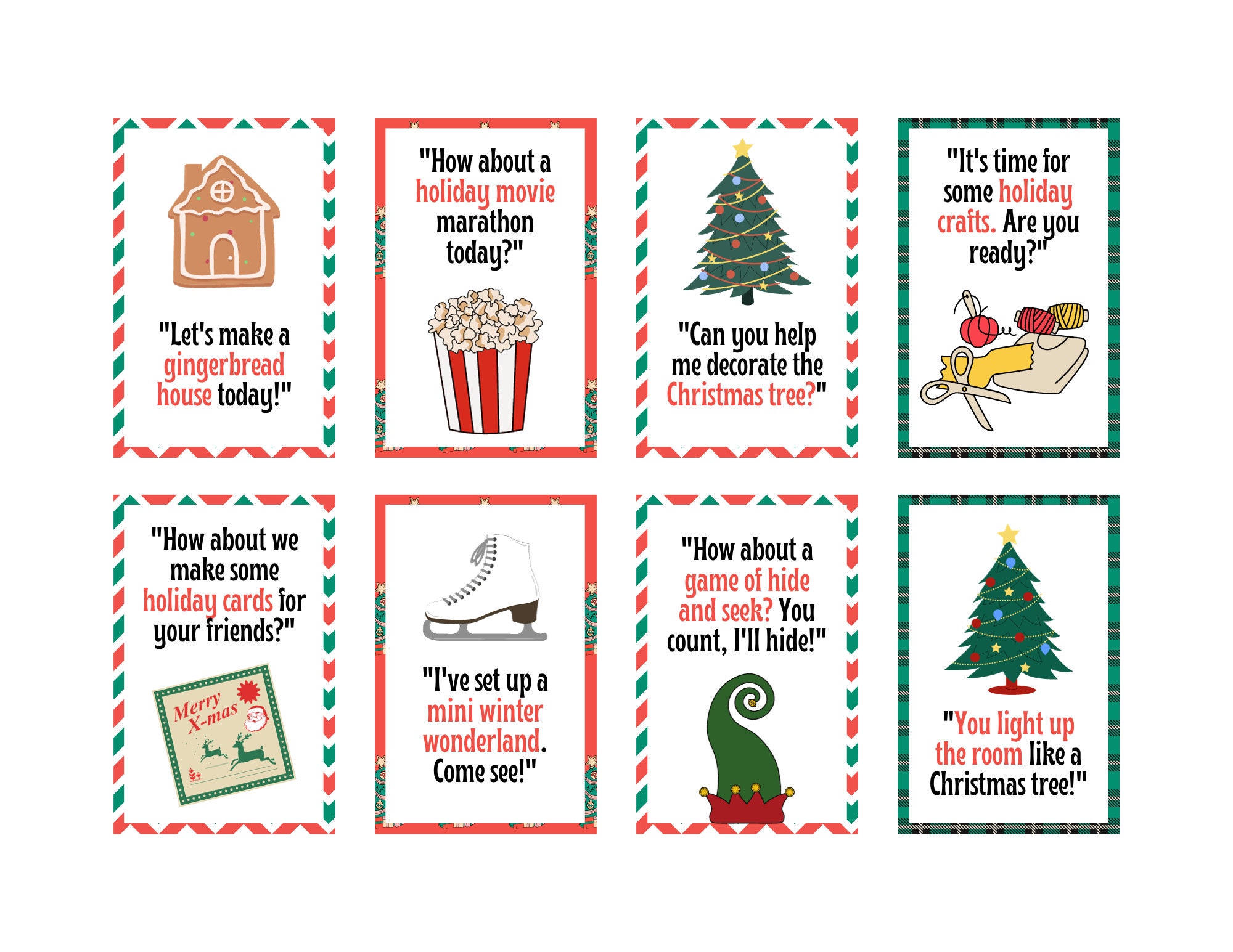 Elf on the Shelf Elf Notes Christmas Elf Cards Christmas Cards 2023 Elf ...