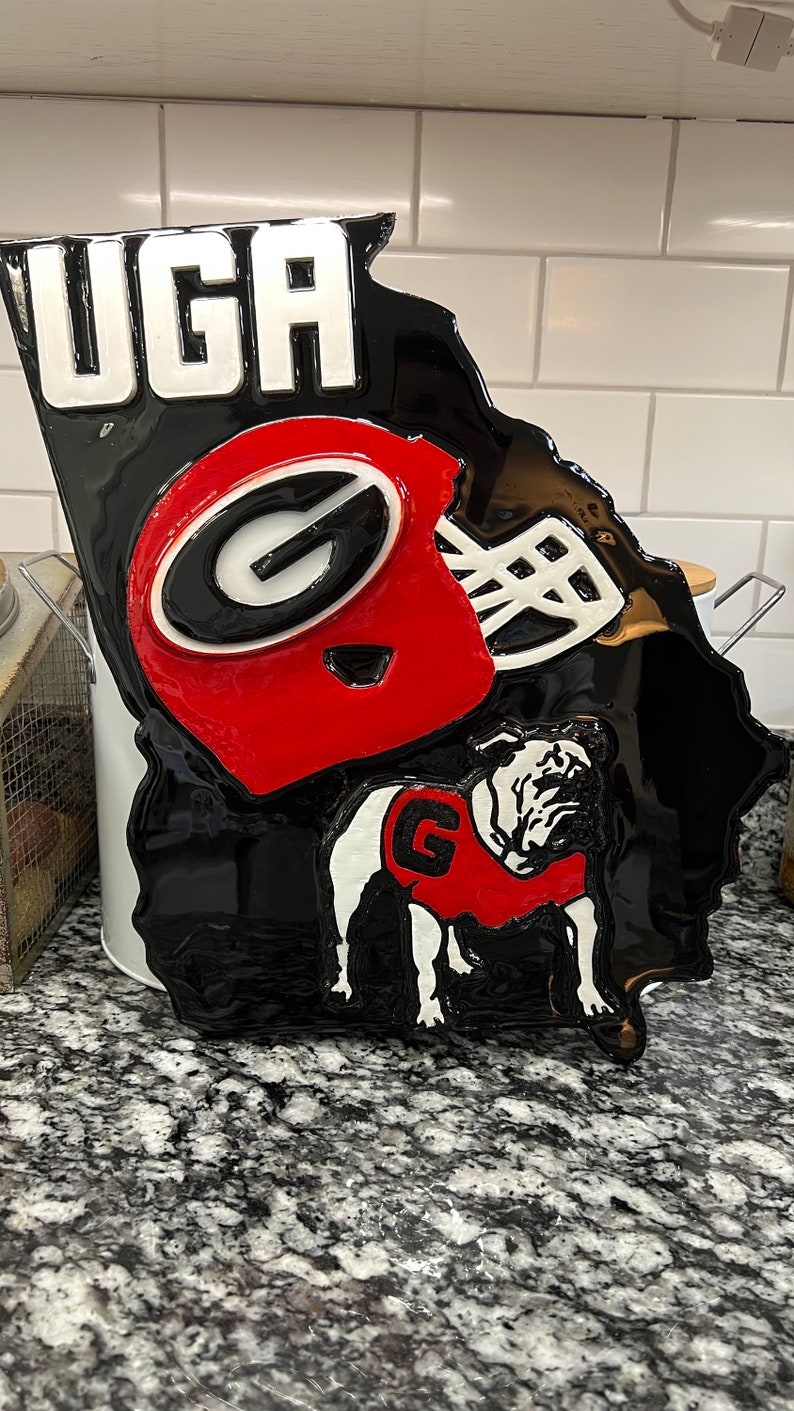 Georgia Bulldog Sign - Etsy