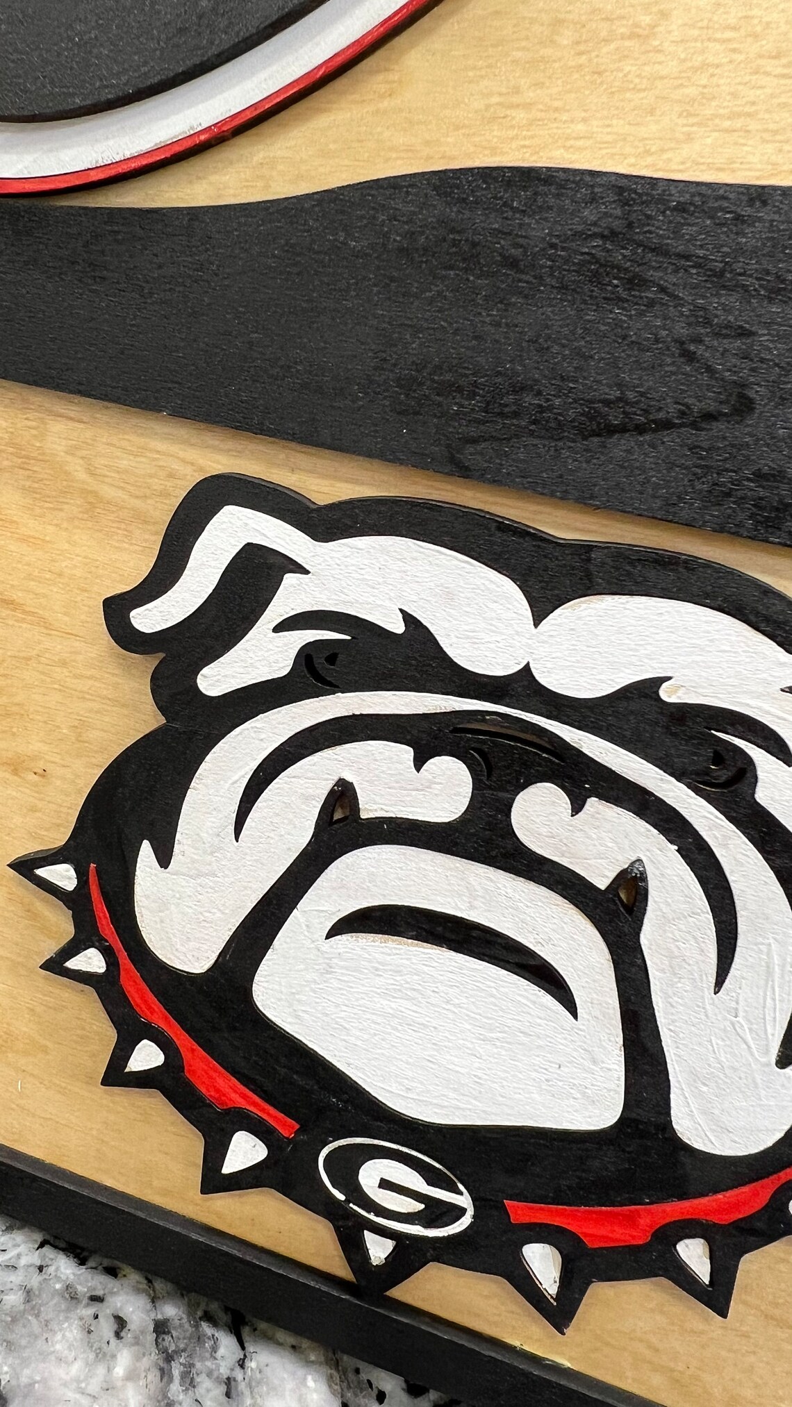 Georgia Bull Dog Sign - Etsy