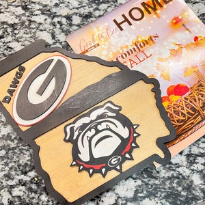 Georgia Bull Dog Sign - Etsy