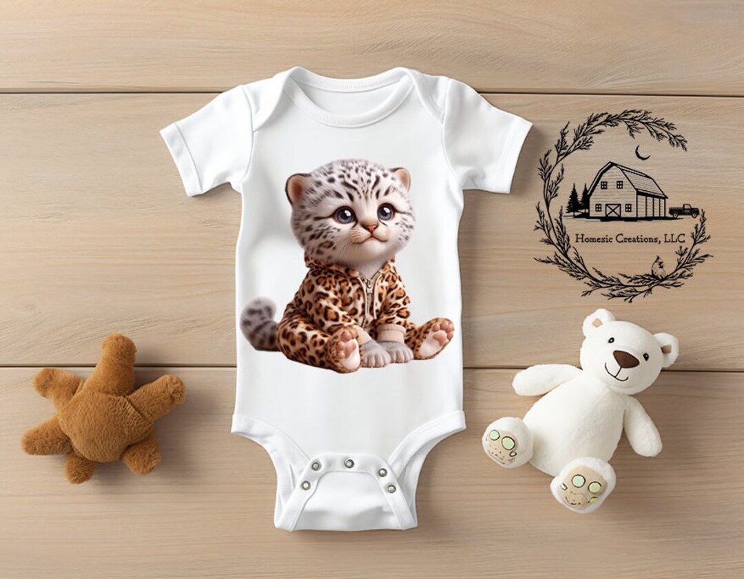 Baby Cheetah Onesie - Etsy