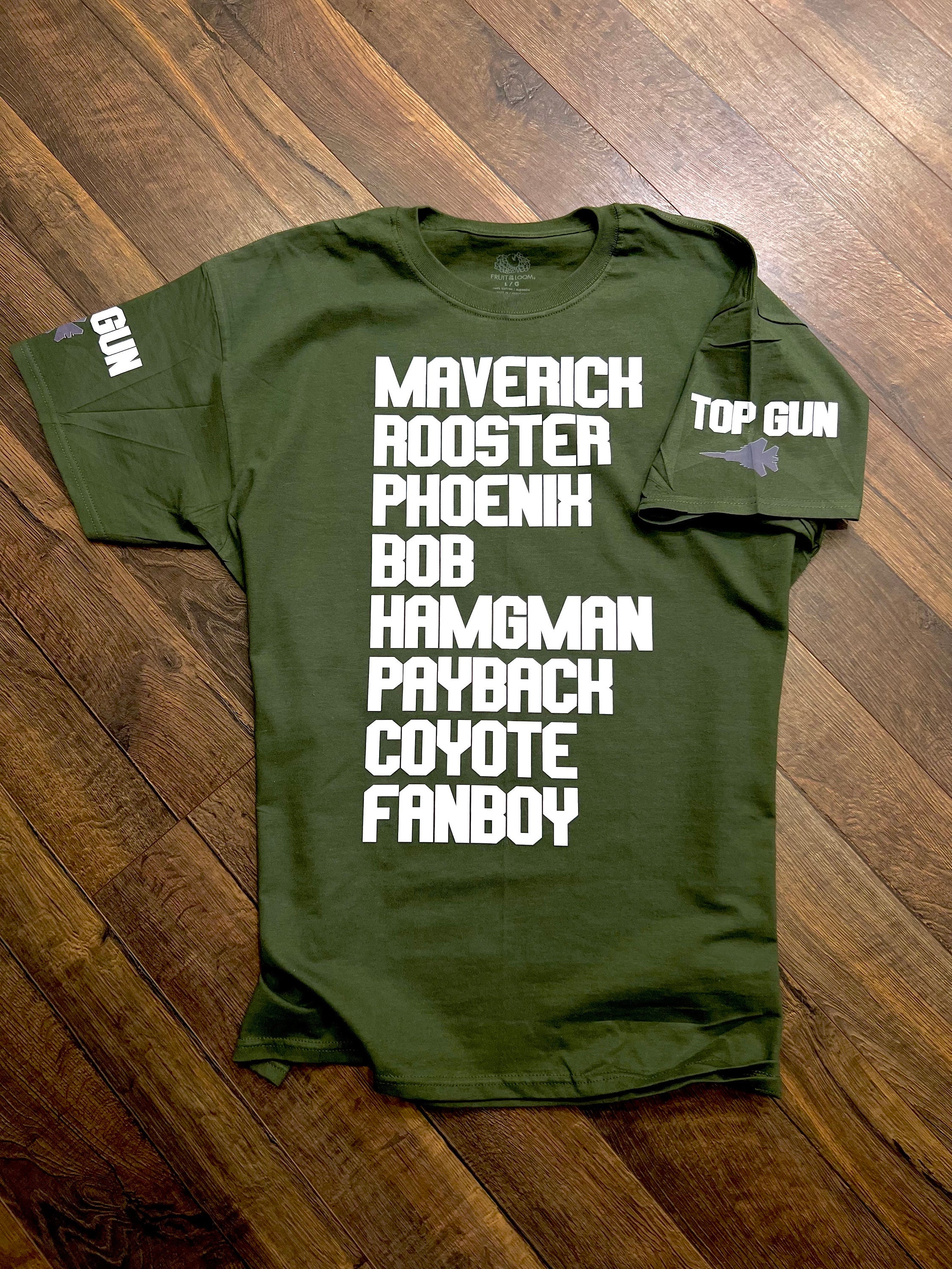 Top Gun Maverick Call Signs T-shirt - Etsy