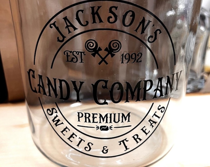 Love You to Pieces Engraved Candy Jar, Personalized Home Decor, New ...