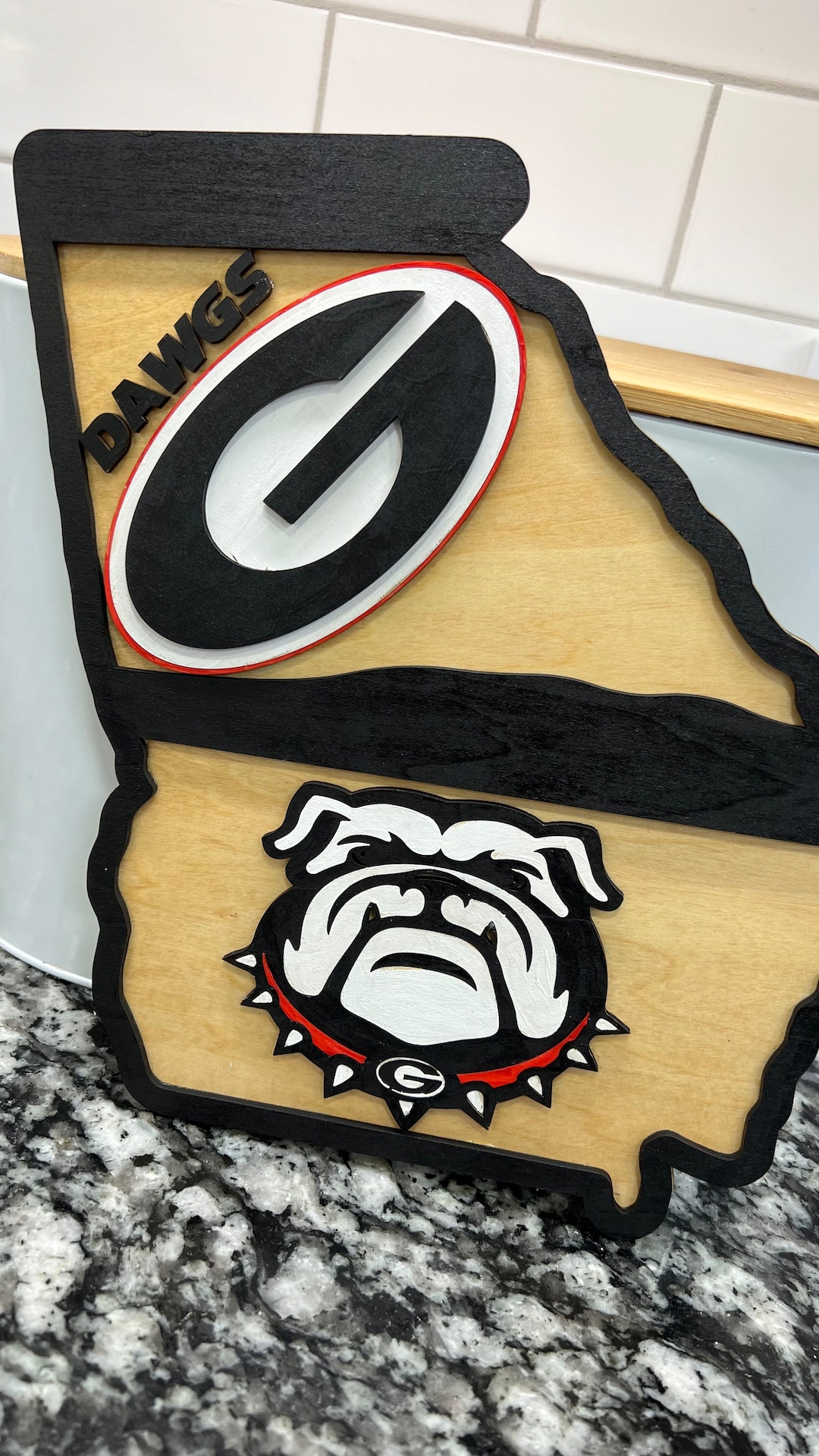 Georgia Bull Dog Sign - Etsy