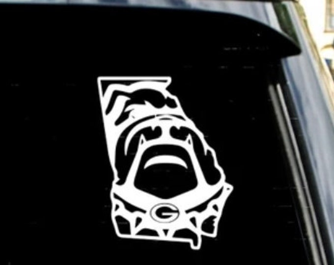 Georgia Bulldogs UGA 12 Premium Vinyl Decal Licensed NCAA - Etsy