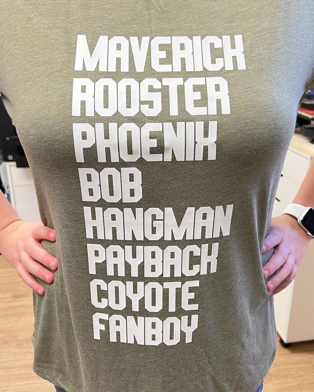 Top Gun Maverick Call Signs T-shirt - Etsy