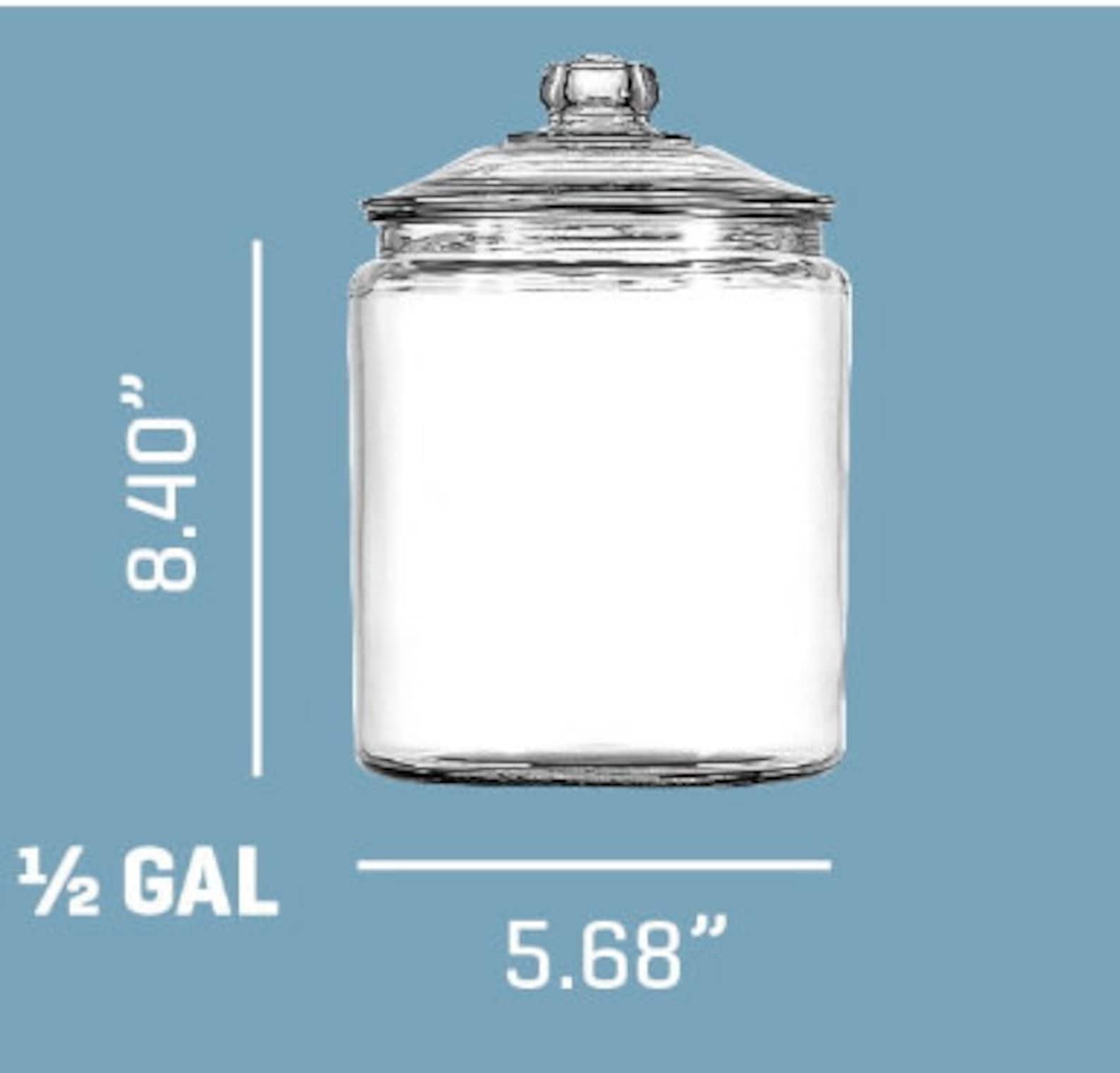 Half Gallon Personalized Candy Jar - Etsy