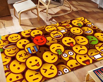 Custom Emoji Rug - Etsy