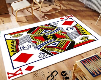 Playing Card Rug - Etsy