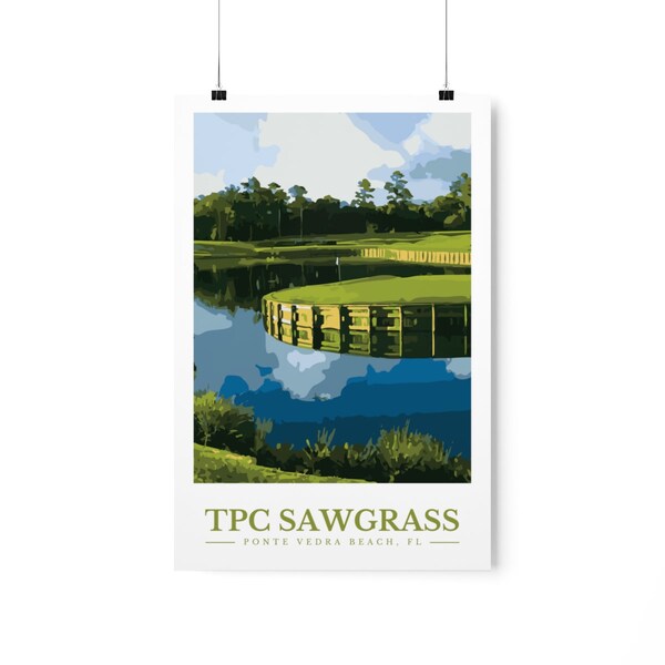 Tpc Sawgrass Poster - Etsy