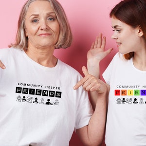 Community Helper Decal. Teachers and Staff Decal for Shirt - Etsy