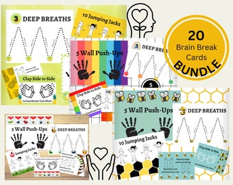 Brain Break Posters - Etsy