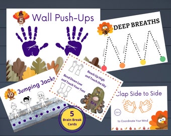 Brain Break Posters - Etsy