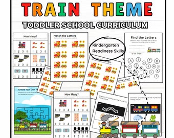 Vacation Toddler Activities. Printable Unit Study for Kids. Tot School ...