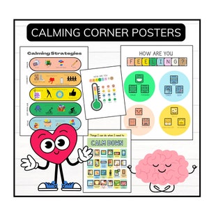 Calming Corner. Calming Corner Posters. How Am I Feeling Worksheet ...
