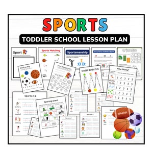 Sports Toddler Activities. Homeschool Preschool Curriculum. Tot School ...