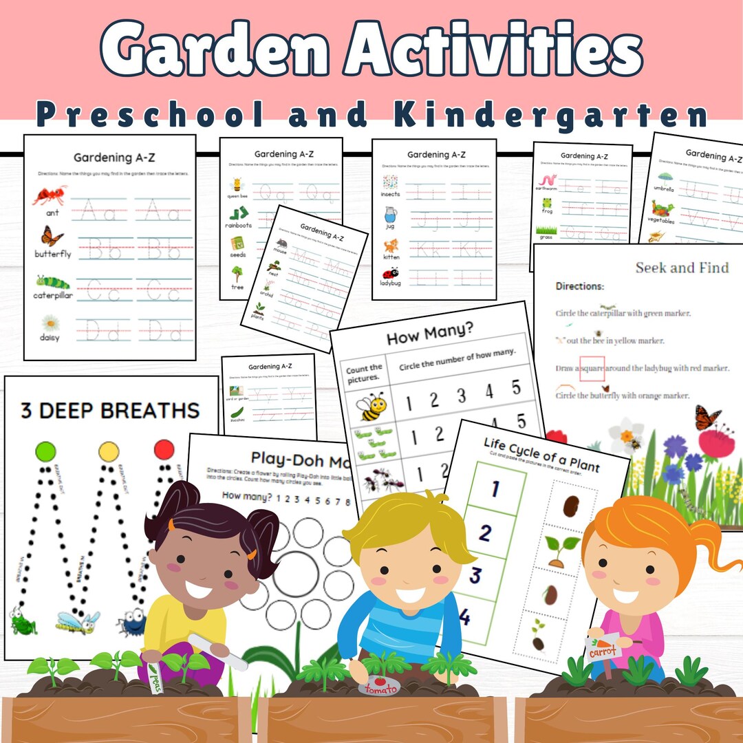 Garden Toddler Activities. Homeschool Preschool Curriculum. Tot School ...