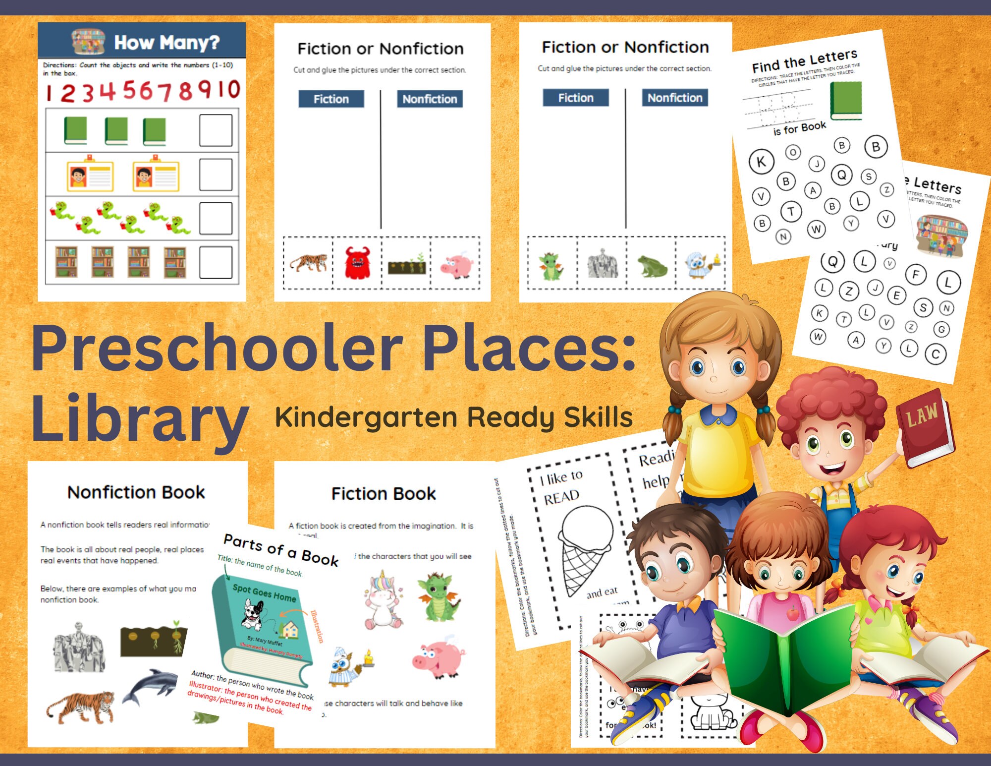 Library Toddler Activities. Library Homeschool Preschool Curriculum ...