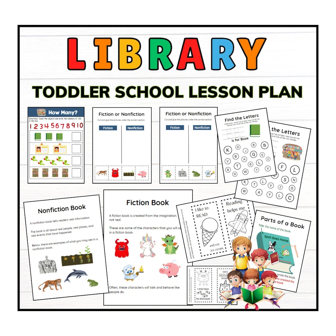 Library Toddler Activities. Library Homeschool Preschool Curriculum ...