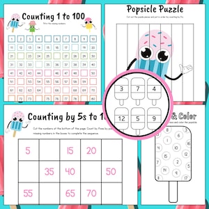 Popsicle Math Packet: Fun & Engaging Learning for Preschool and ...