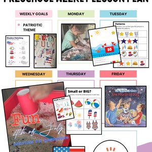 4th of July Toddler Activities. Homeschool Preschool Curriculum ...