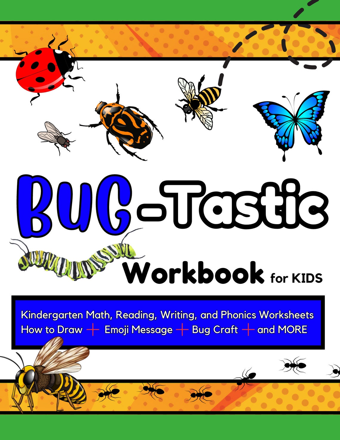 Bug Theme Education Activities. Kindergarten Worksheets With Different ...
