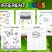Bug Theme Education Activities. Kindergarten Worksheets With Different ...