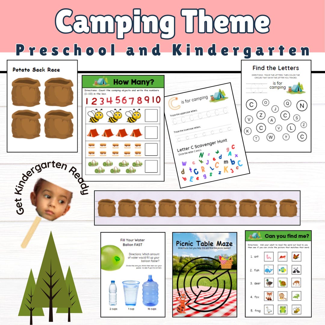 Camping Theme Toddler Activities. Homeschool Preschool Curriculum ...