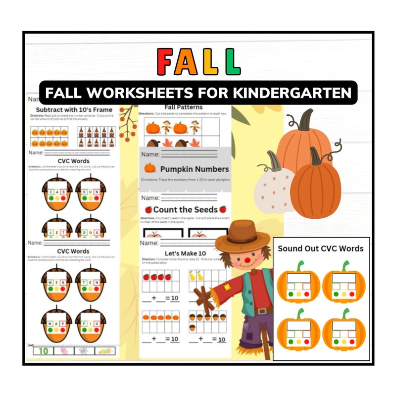 Kindergarten Tap, Blend, & Read. Learning to Read. Fall Reading and ...