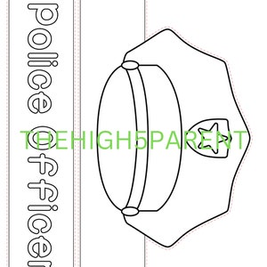 Community Helpers. Arts and Crafts Hat Templates. Extension Activity ...