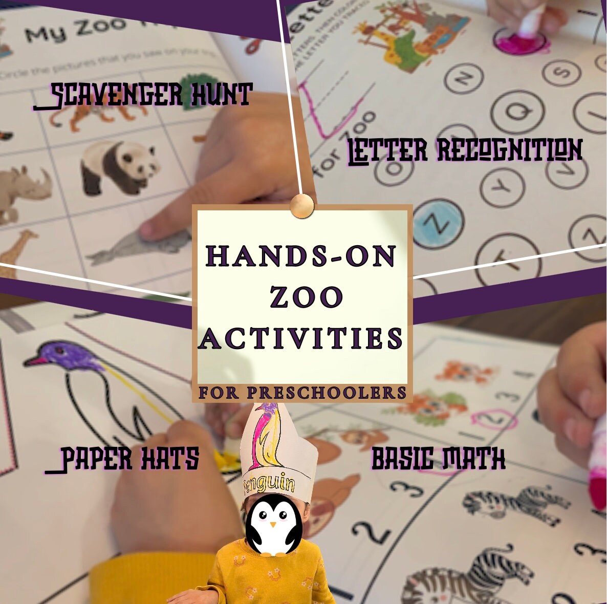 Zoo Toddler Activities. Printable Hats for Your Zoo Pals. Printable ...