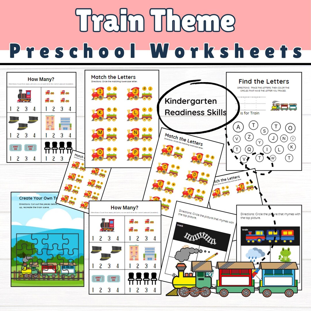 Train Toddler Activities. Homeschool Preschool Curriculum. Tot School ...