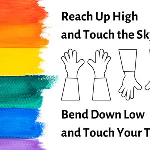 Brain Break Cards. Rainbow Theme. 5 Structured Fitness Posters - Etsy