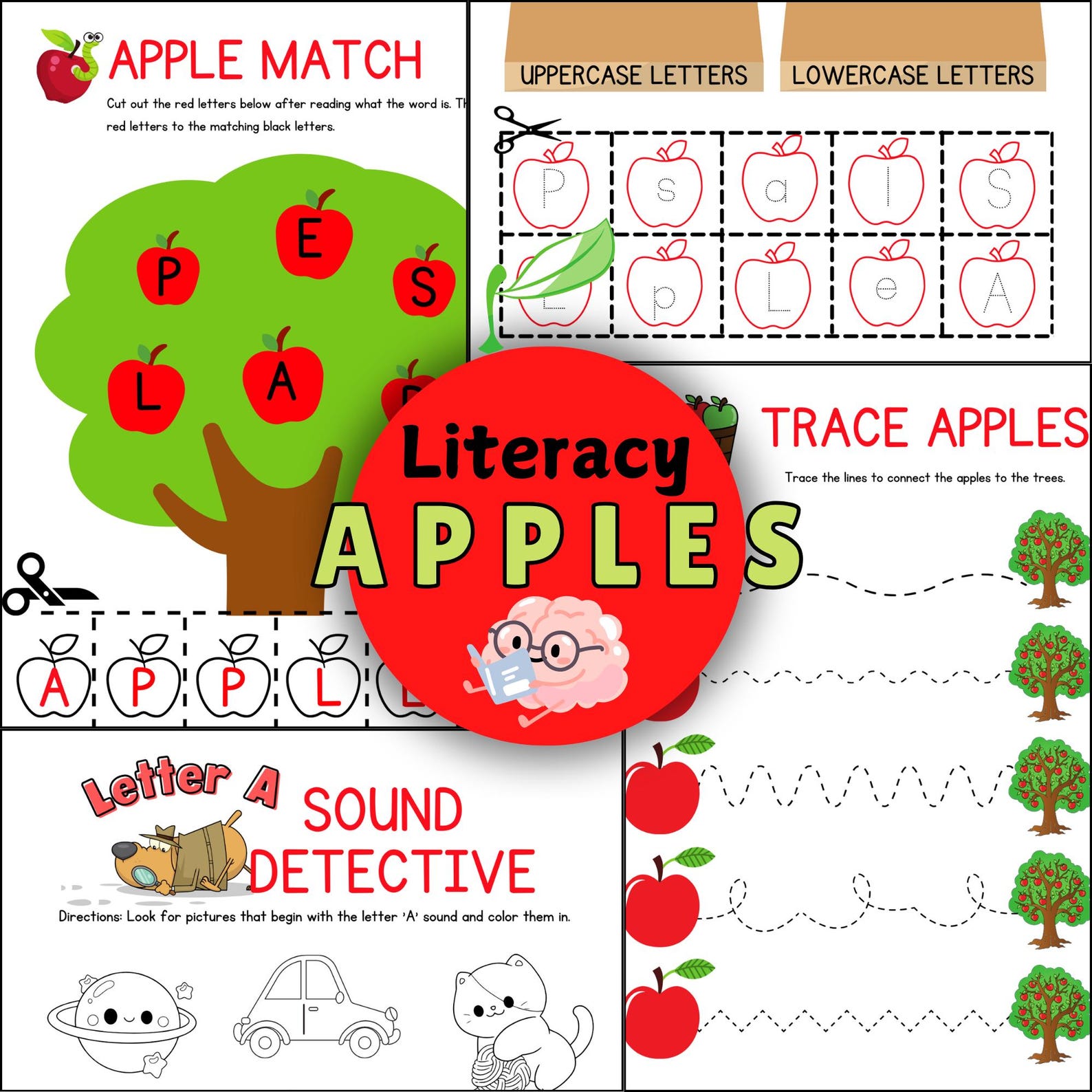 Apple Theme Preschool Activities. Extension Activity. Literacy, Early ...