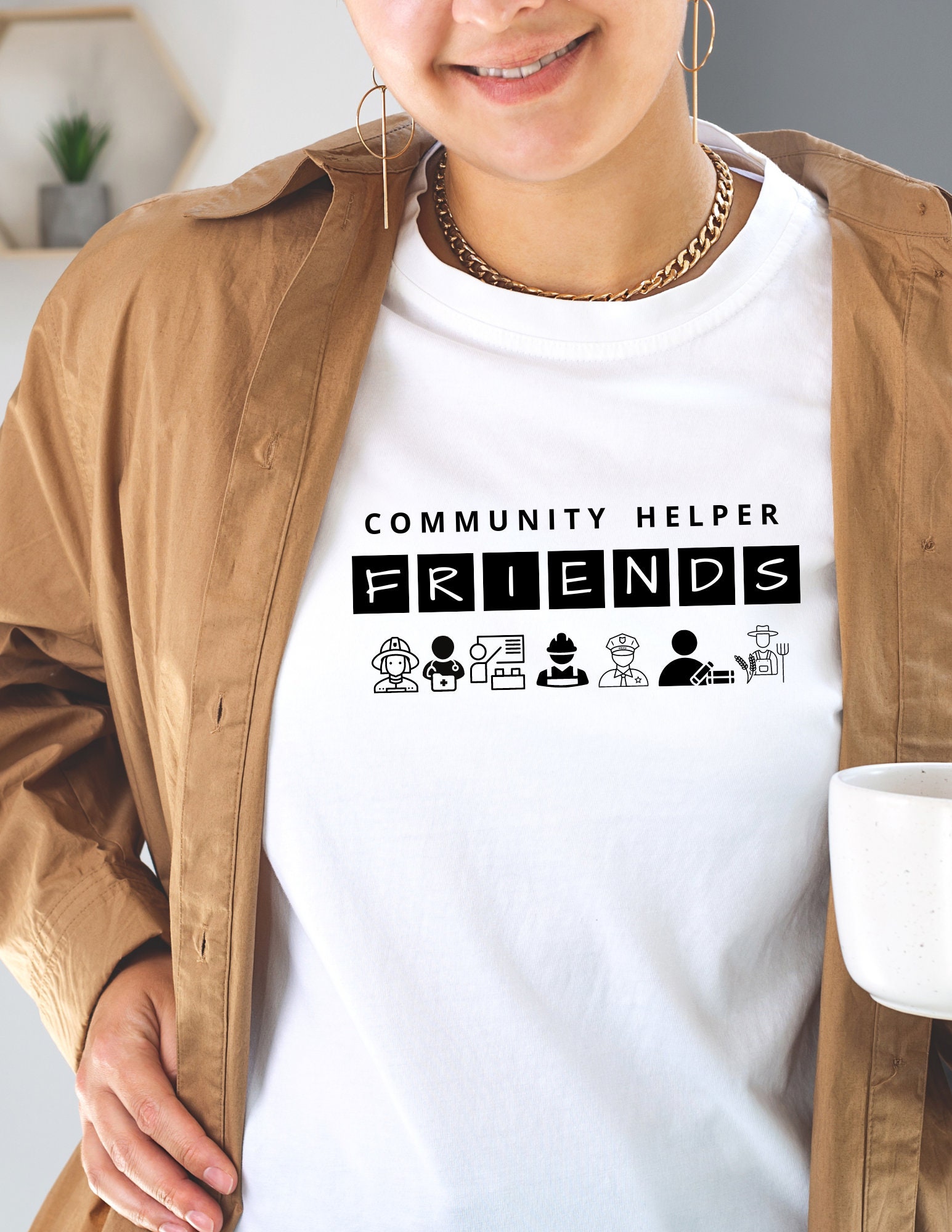 Community Helper Decal. Teachers and Staff Decal for Shirt - Etsy