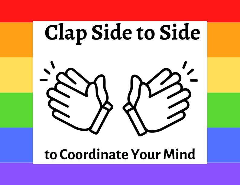 Brain Break Cards. Rainbow Theme. 5 Structured Fitness Posters - Etsy