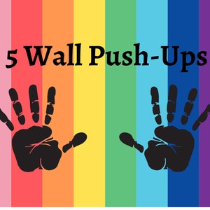 Brain Break Cards. Rainbow Theme. 5 Structured Fitness Posters - Etsy