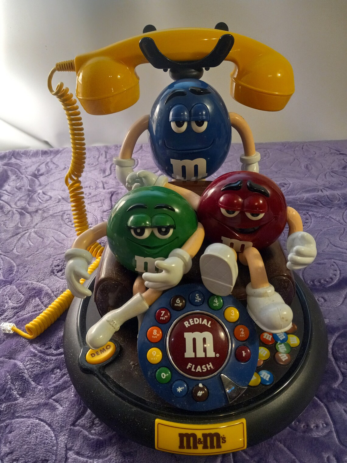 1980's M&m's Animated Talking Telephone - Etsy